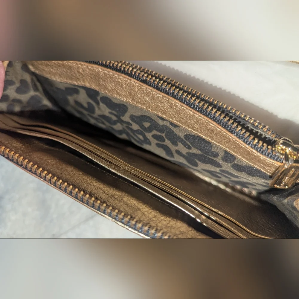 Rebecca Minkoff | Bags | Rebecca Minkoff Pale Gold Continental Wallet ...